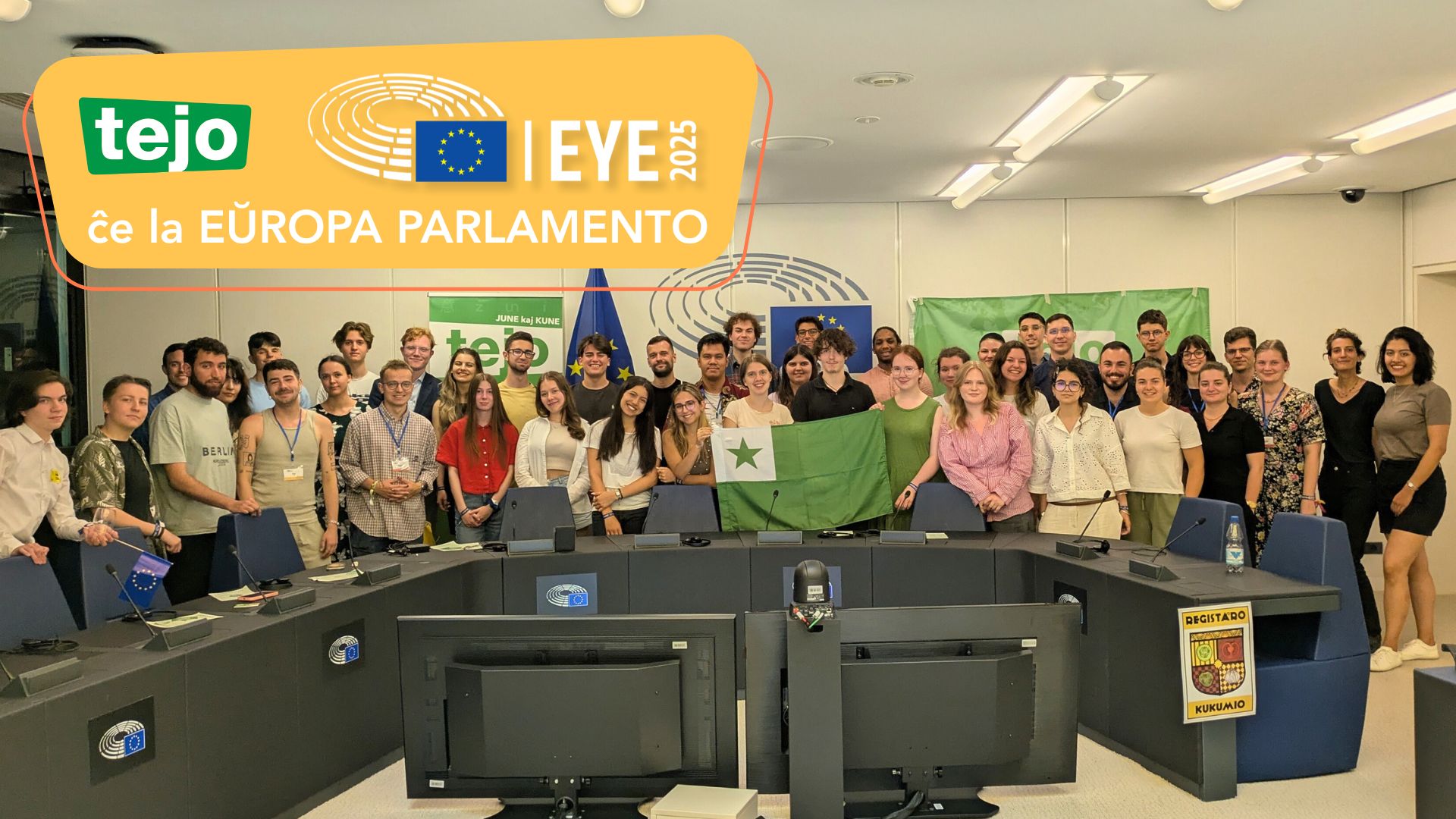 TEJO-delegacio gvidas rolludon "Kukumio" en Eŭropa Parlamentejo por ...